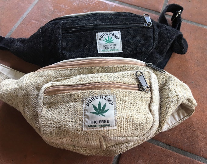 Handmade Hemp Fanny Pack - Etsy