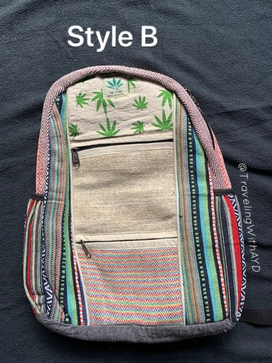 Hemp Backpack - Etsy