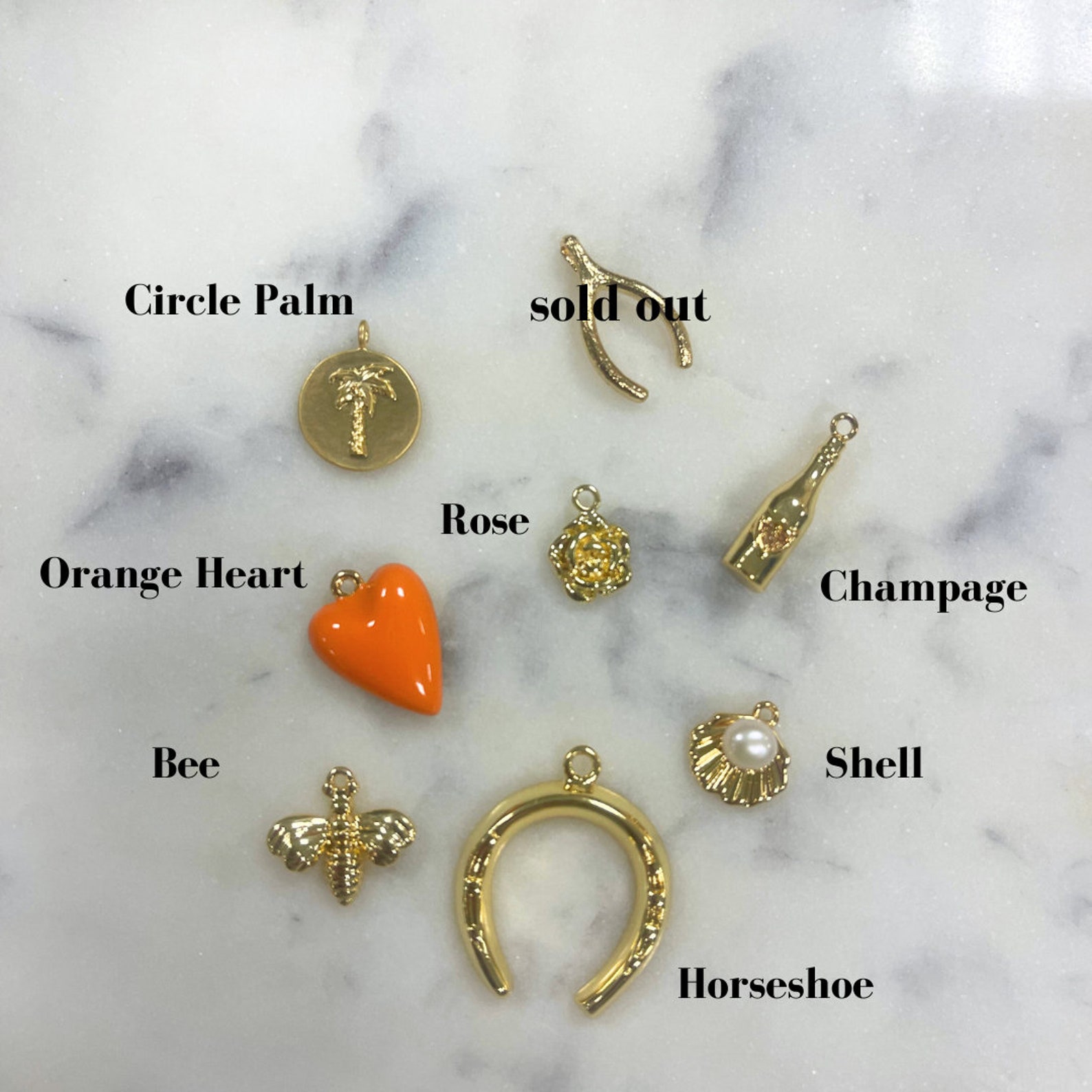 Custom Charm Necklace - Etsy