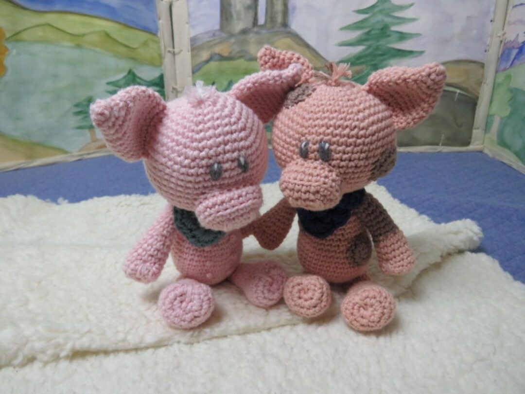 Pig, Piglet, Gift, Amigurumi, Crochet Toy, Cuddly Toy, Handmade, Unique ...