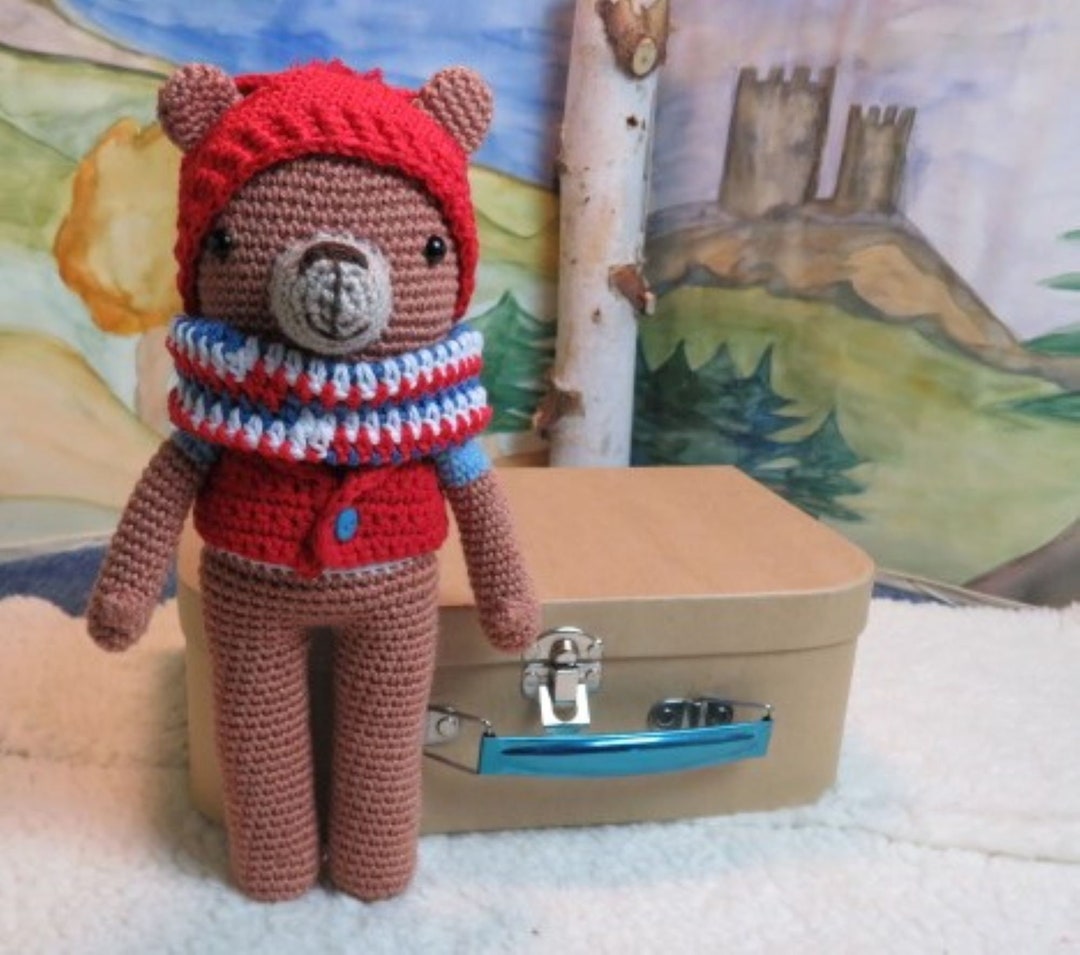 Bear, Pica Pau, Amigurumi, Crochet Toy, Cuddly Toy, Handmade, Single ...