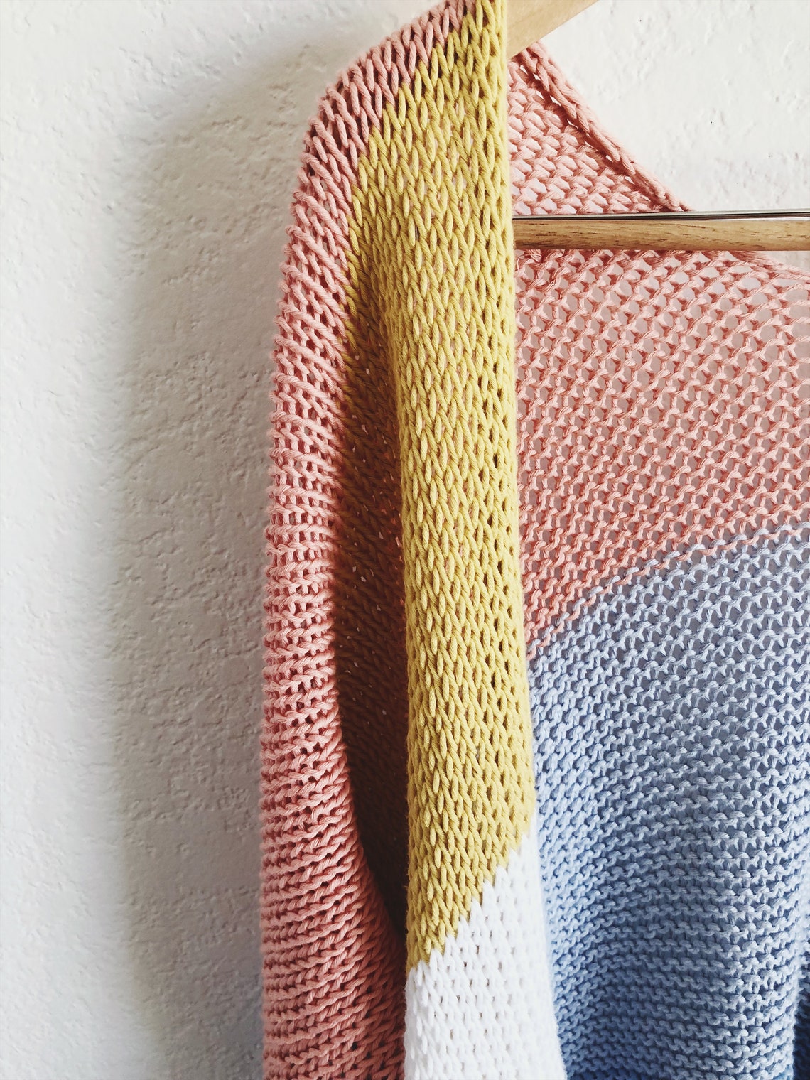 Spring Vibes Kimono Knitting Pattern - Etsy