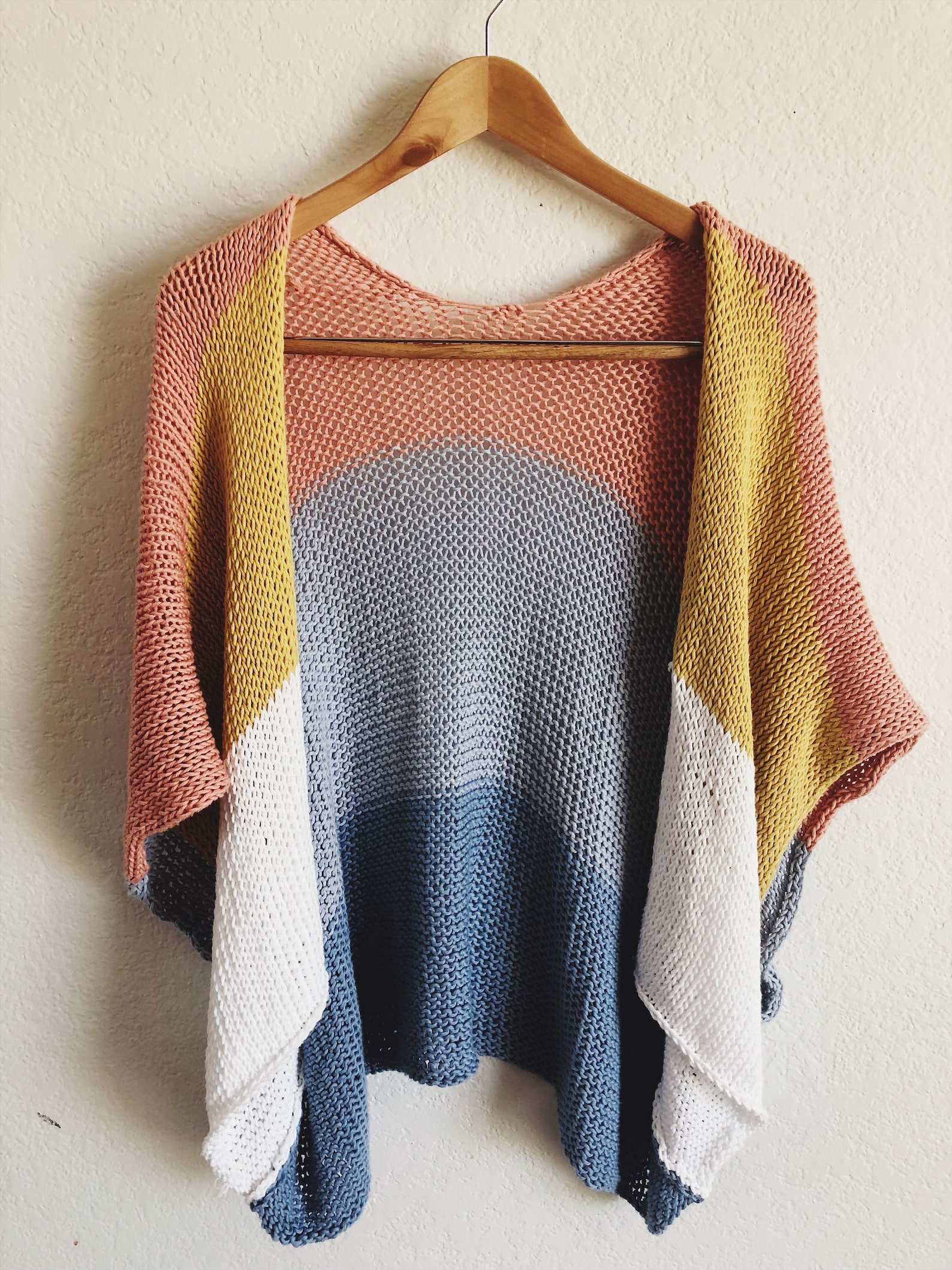 Spring Vibes Kimono Knitting Pattern - Etsy