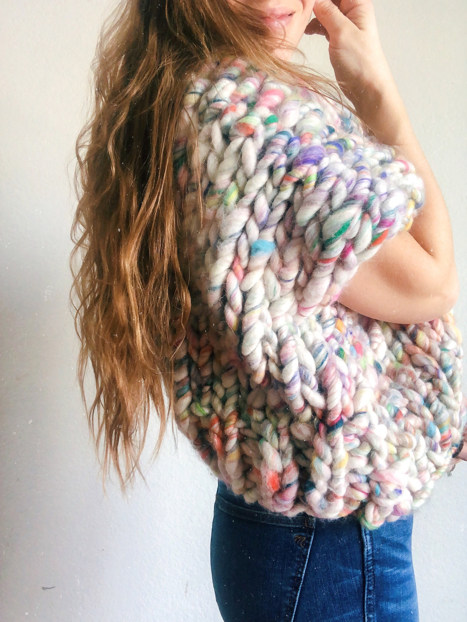 Unicorn Yarn Crop Cardi Knitting Pattern - Etsy