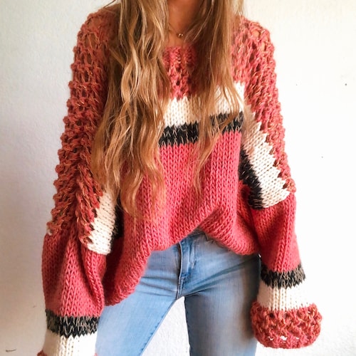 Feelin Like Fall Jumper Sweater Knitting Pattern - Etsy Canada