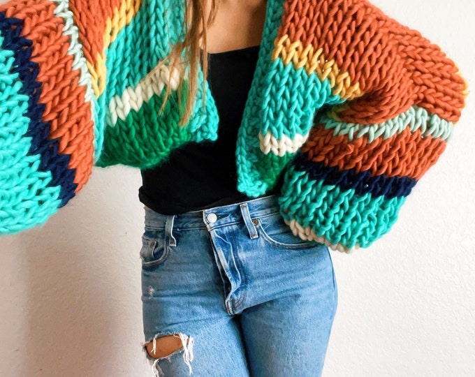 Garter Stitch Kimono Spring Cardigan Knitting Pattern - Etsy