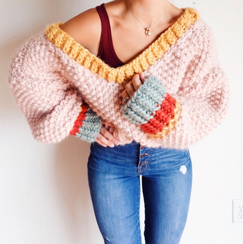 Feelin’ Like Fall Jumper Sweater Knitting Pattern - Etsy Canada