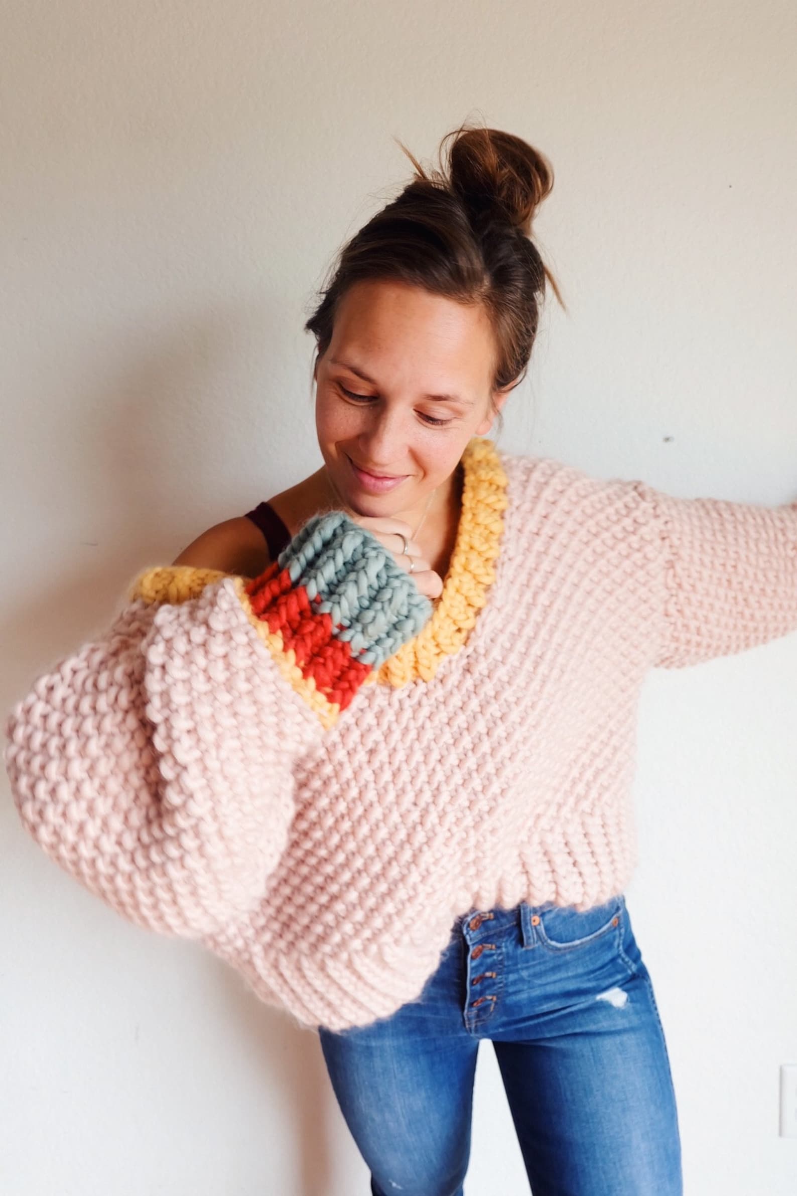 Feelin’ Like Fall Jumper Sweater Knitting Pattern - Etsy Canada