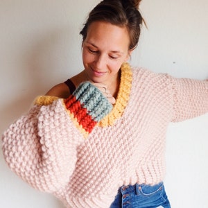 Feelin’ Like Fall Jumper Sweater Knitting Pattern - Etsy