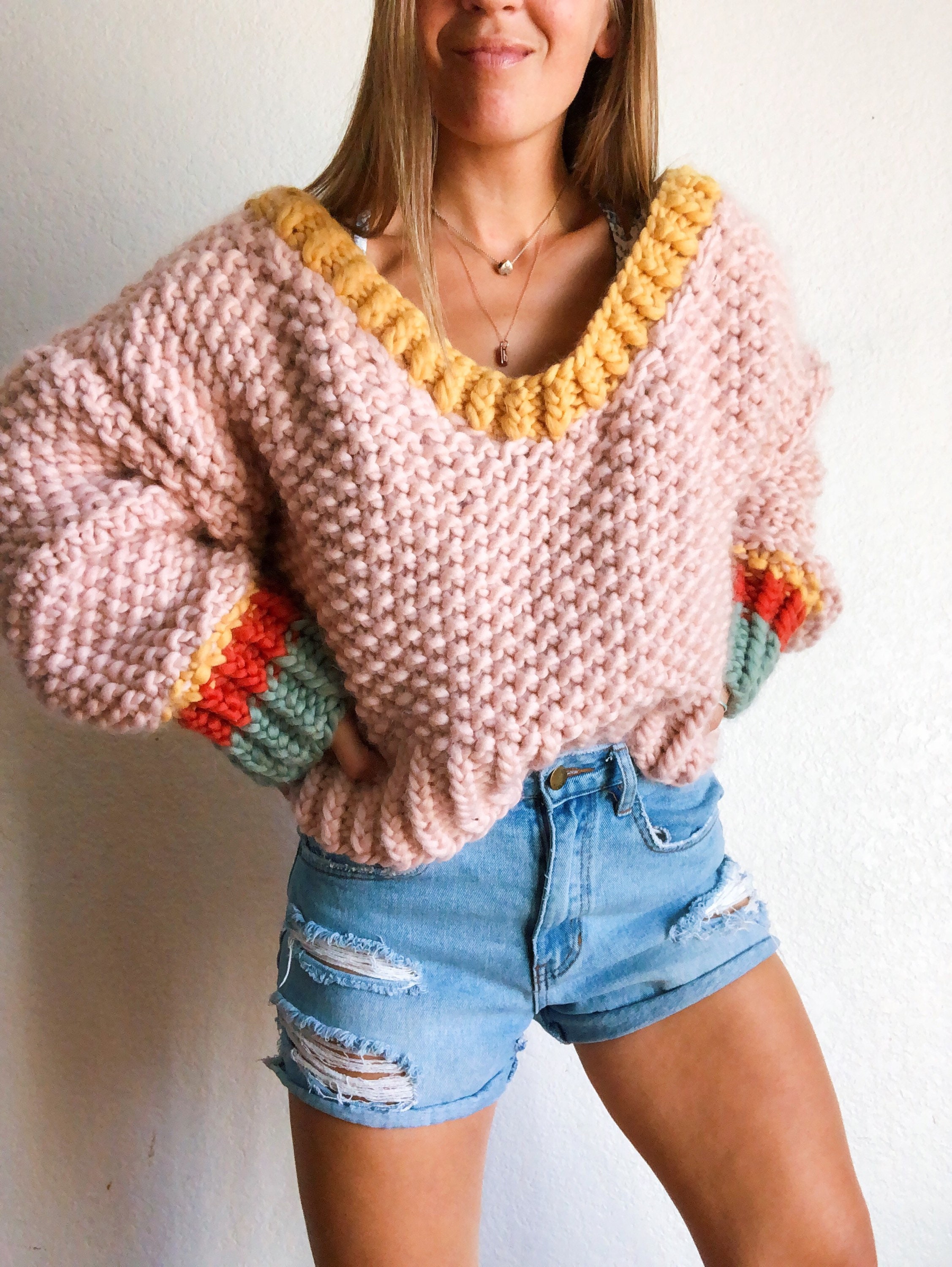 Feelin Like Fall Jumper Sweater Knitting Pattern - Etsy Canada