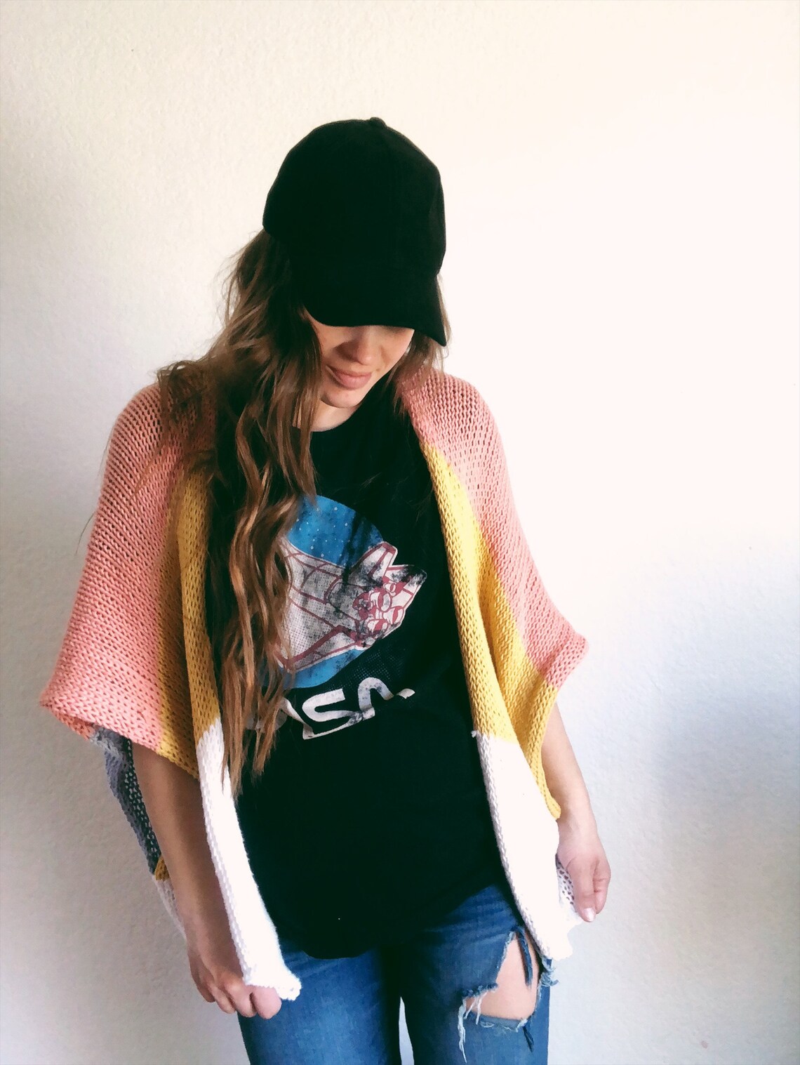 Spring Vibes Kimono Knitting Pattern - Etsy