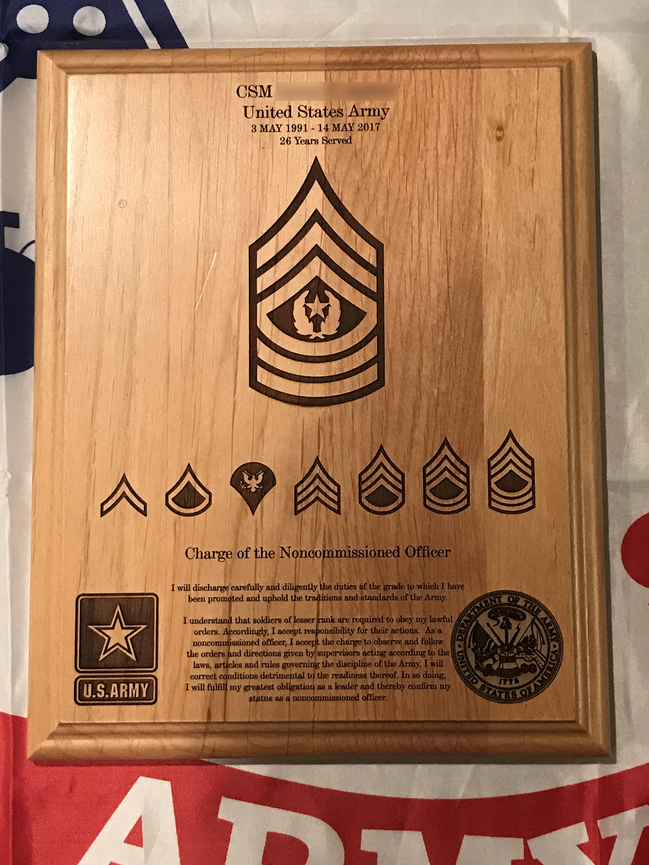 Army Pcs Plaque Wording Army Military Army Pcs Plaque Wording Army Military