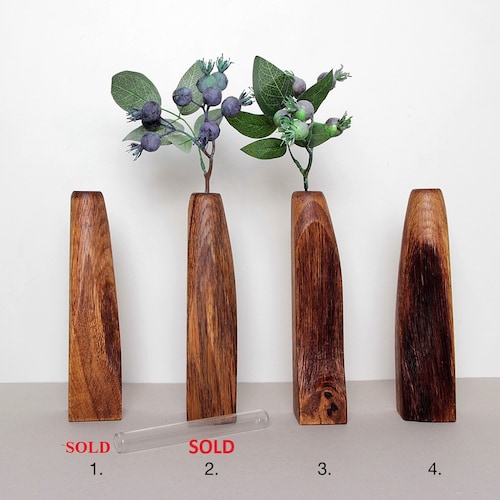 Rustic Wooden Test Tube Flower Stand With Glass Test Tube - Etsy