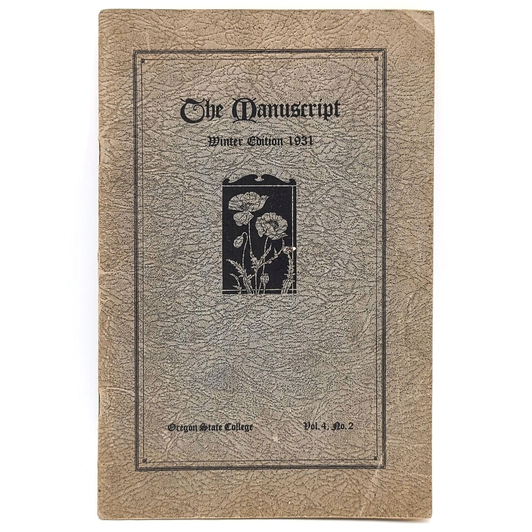 The Manuscript - Winter Edition 1931 (oregon State College/university ...