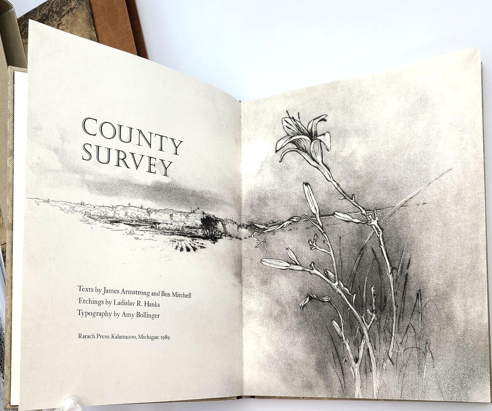 County Survey [jan Sobota, Binder] Ladislav Hanka ~ Kalamazoo ~ Fine ...