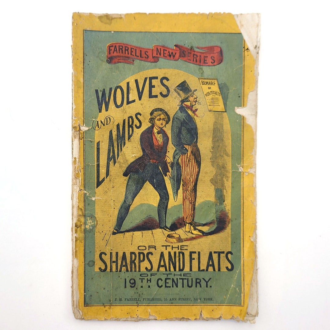 Wolves & Lambs or Sharps and Flats of the 19th Century Ca. 1860's Rare ...