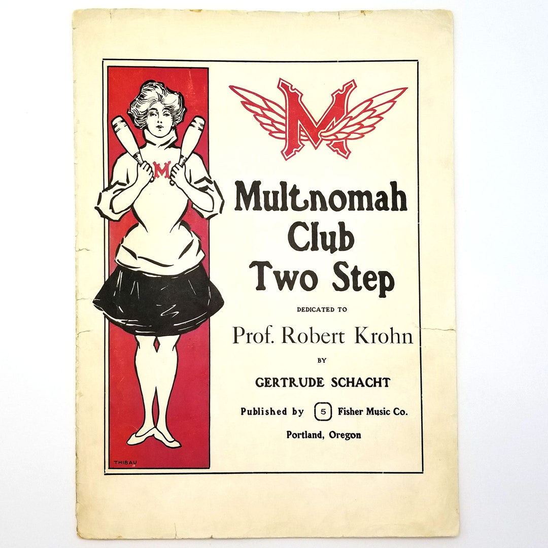 Multnomah Club Two Step Portland Oregon 1905 Gertrude Schacht MAC ...