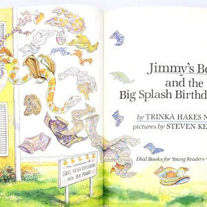 Jimmy's Boa and the Big Splash Birthday Bash SIGNED 1st Edition in Dust ...