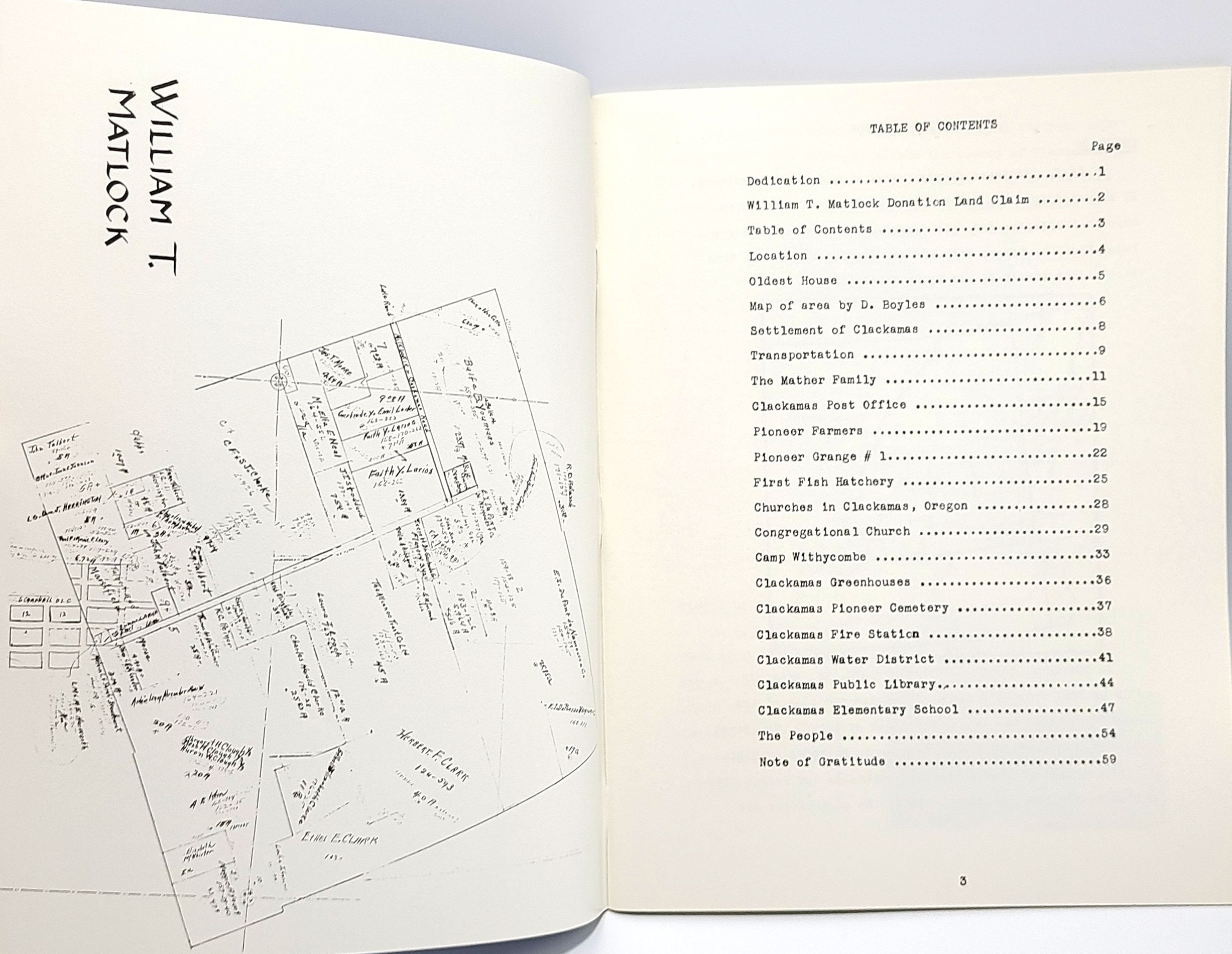 Clackamas, Oregon 1974 par Margaret Shearer - Histoire locale - Famille ...