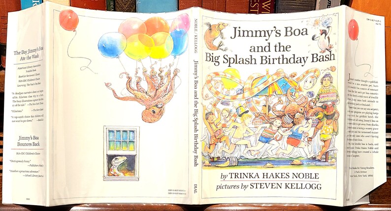 Jimmy's Boa and the Big Splash Birthday Bash SIGNED 1st Edition in Dust ...