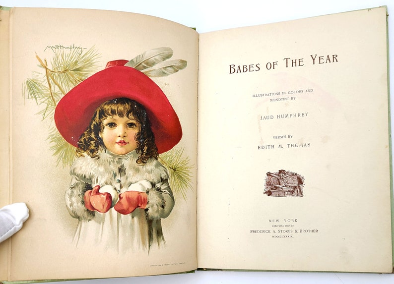 Babes of the Year 1889 Illustrated by Maud Humphrey Verse by Edith ...