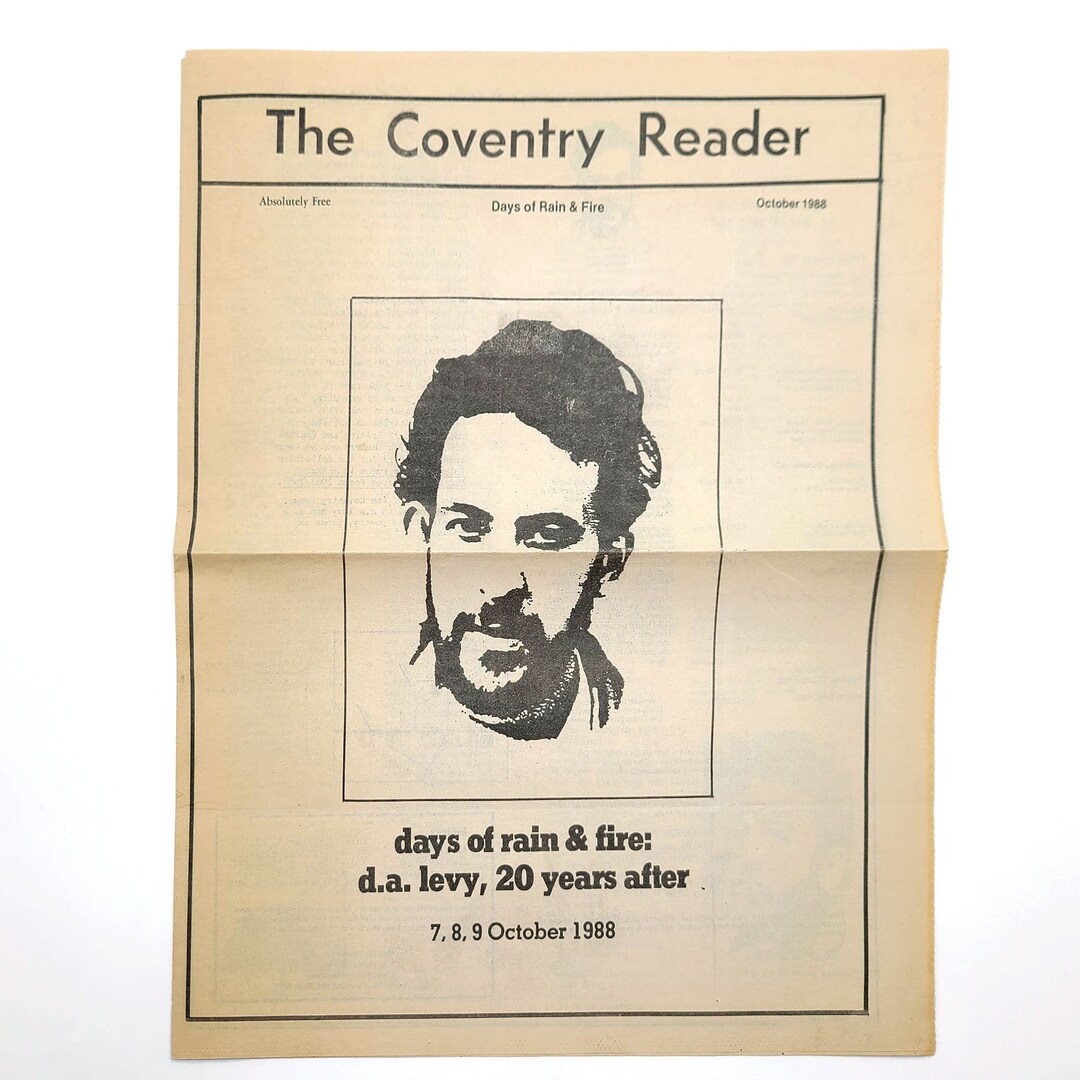 The Coventry Reader - October 1988 [d.a. Levy Memorial Issue] Cleveland ...