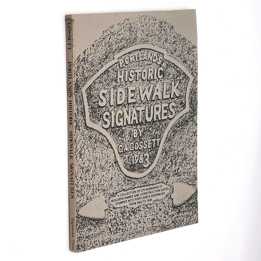 Portland's Historic Sidewalk Signatures 1983 CHRISTOPHER - Etsy