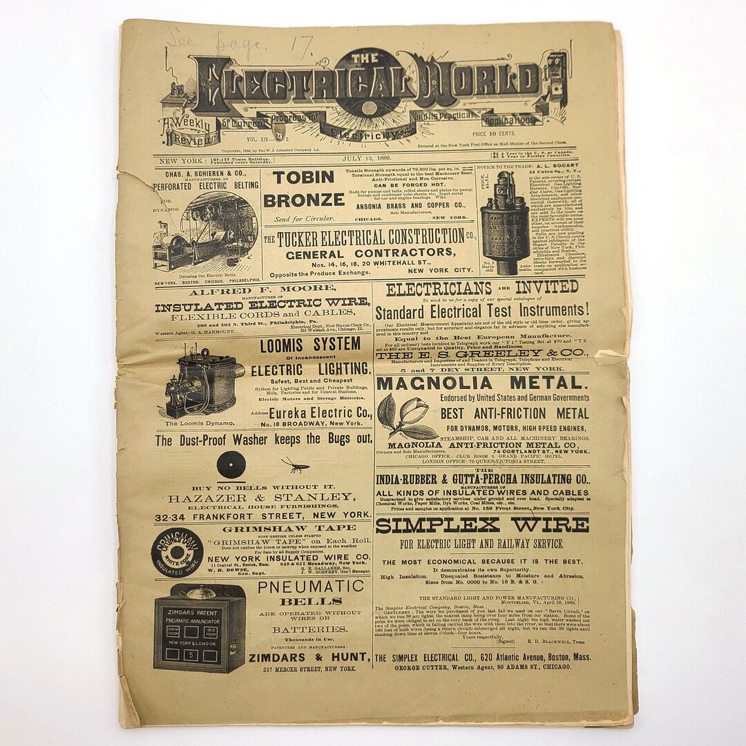 The Electrical World: A Weekly Review of Current Progress in ...