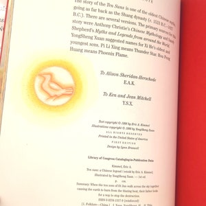 Ten Suns: A Chinese Legend SIGNED 1st Edition in Dust Jacket 1998 by ...