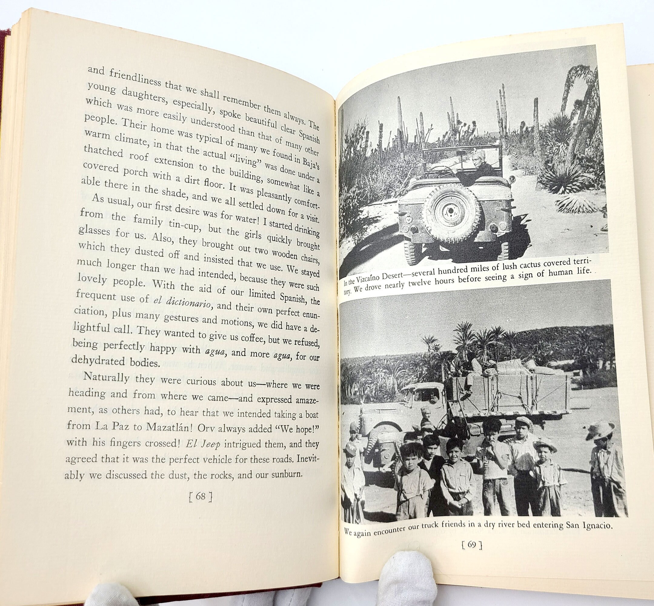 Bouncing Down to Baja by Bill & Orv Wortman 1954 ~ Scarce ~ Mexico Jeep ...