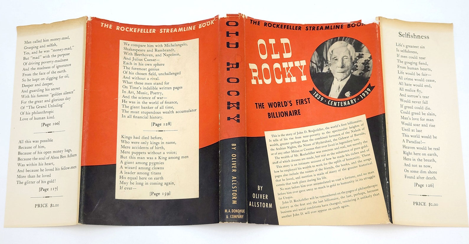 Old Rocky: the World's First Billionaire 1939 by Oliver Allstrom ~ the ...