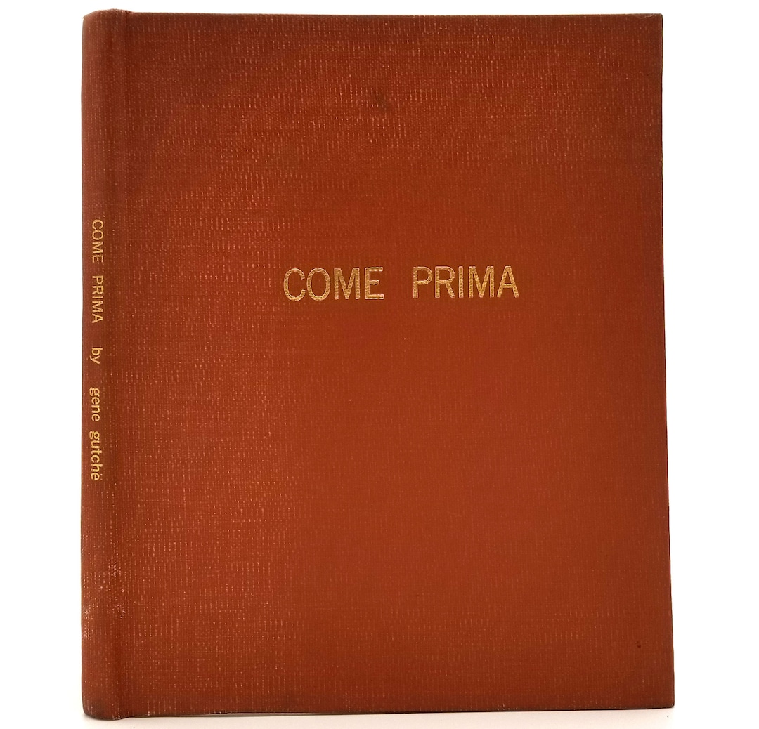 Come Prima by Composer Gene Gutche 1970 1st Limited Edition - Hardcover ...
