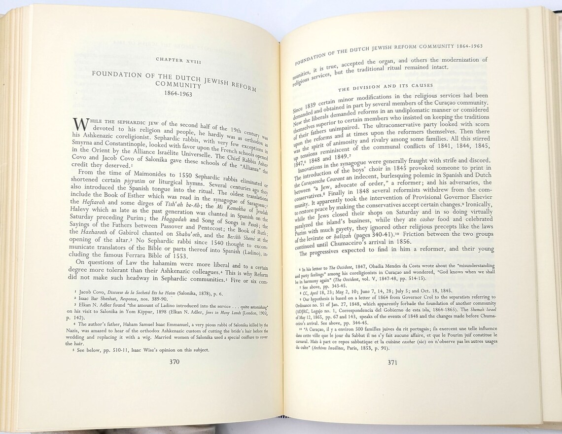 History of the Jews of the Netherlands Antilles: First Volume Dutch ...