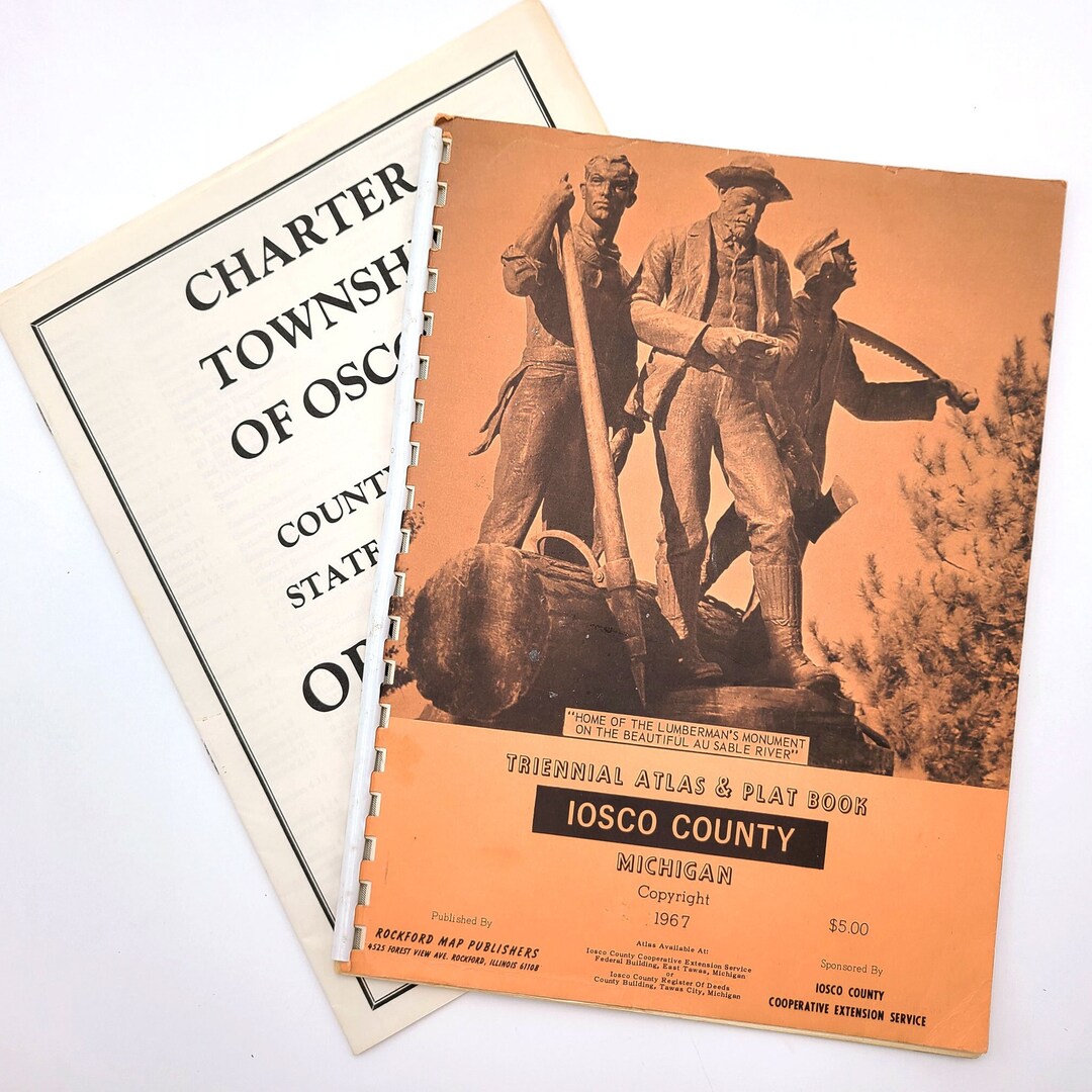 1967 Iosco County, Michigan, Land Atlas & Plat Book Property Ownership ...