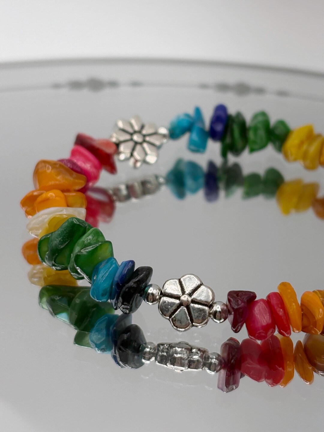 Handmade Rainbow Neurodiversity & Hidden Disability Bracelet. Subtle ...