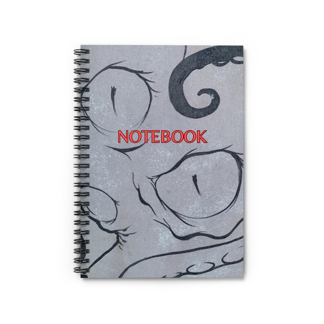 Graffiti Notebook, Black & White Octopus Sketchbook, Journal for ...