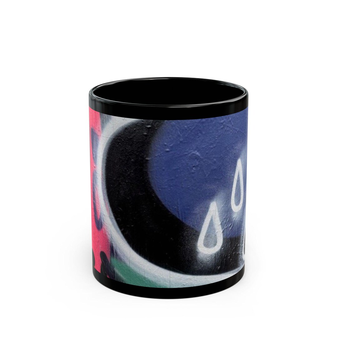 Colorful Graffiti Mug, Street Art Coffee Cup, Urban Style Tea Mug ...