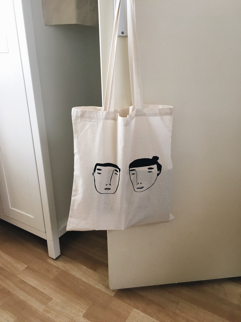 Faces Tote Bag - Etsy