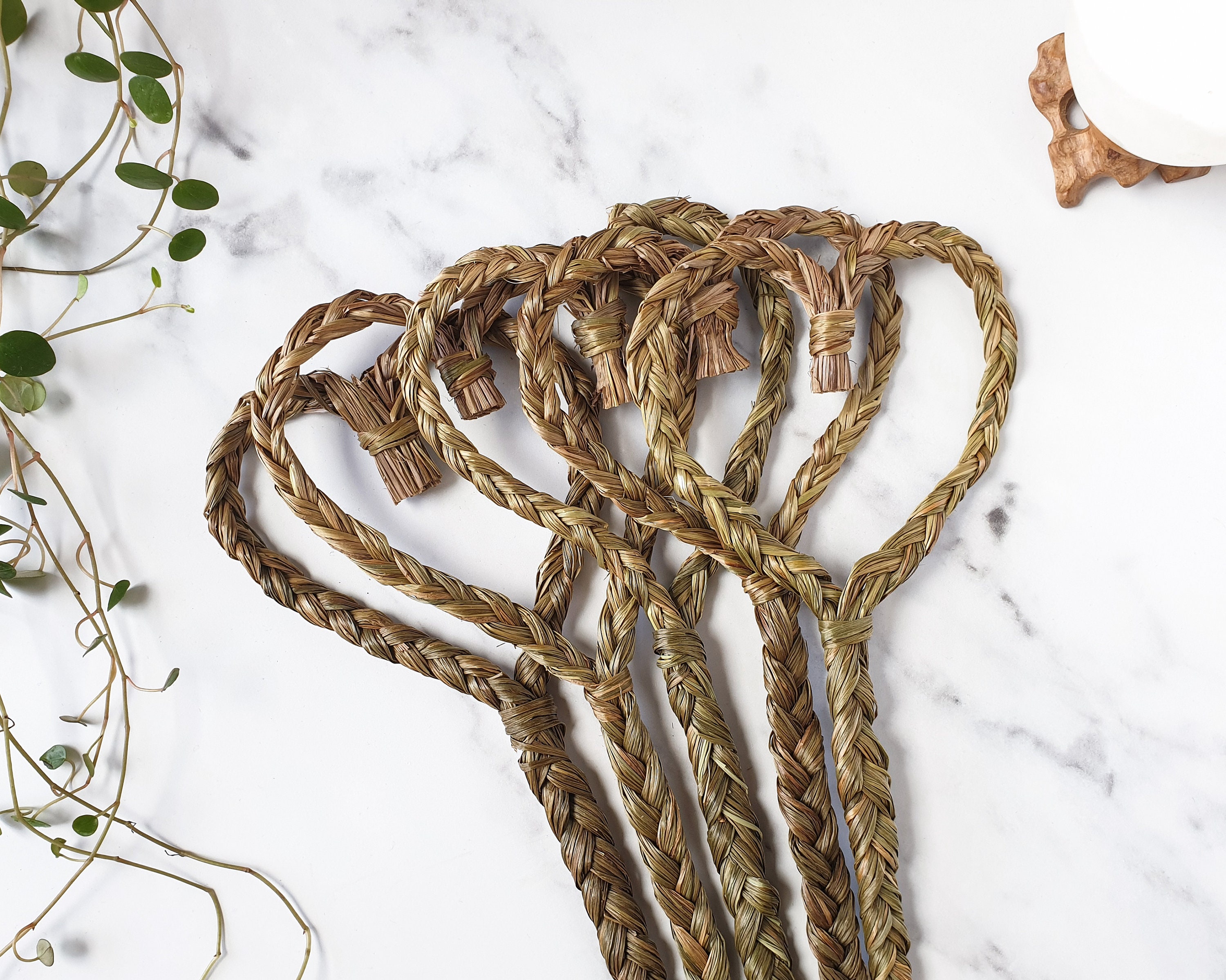 Hand-braided Sweetgrass Heart Sweetgrass Braid Sweetgrass - Etsy