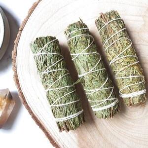 Cedar Smudge Bundle • Cedar Smudging Stick • Fumigation • Meditation ...