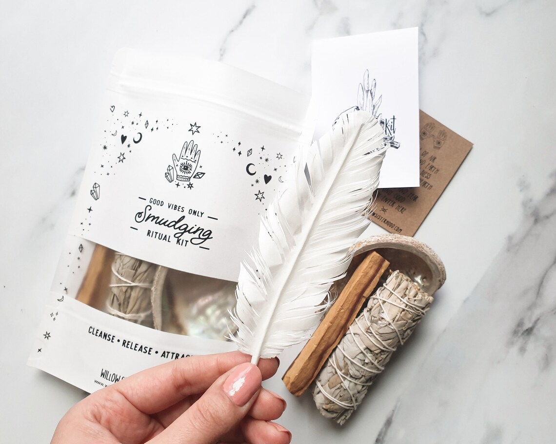 Smudging Kit Sage Smudge Kit Moving Gift Housewarming Gift - Etsy