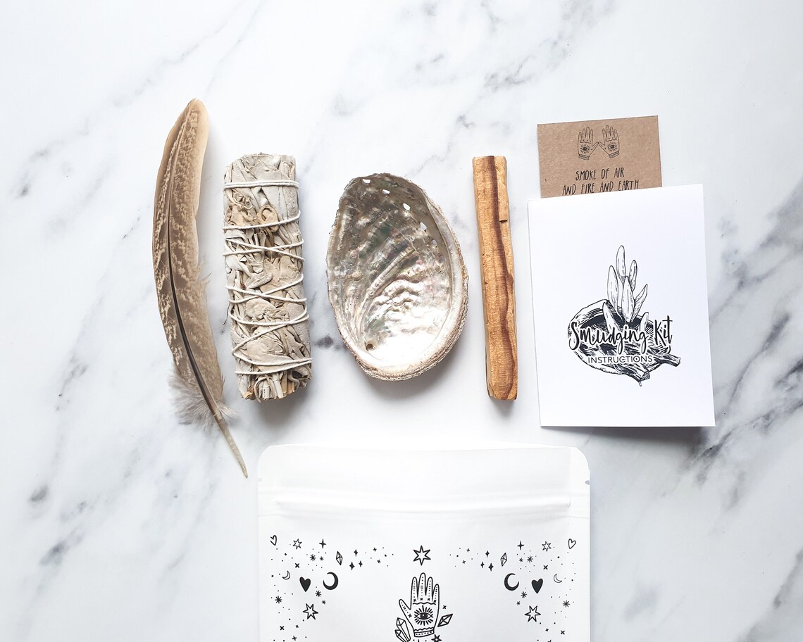 Smudging Kit Sage Smudge Kit Moving Gift Housewarming Gift - Etsy