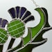 Scottish Thistle Stained Glass Pattern - Etsy