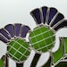 Scottish Thistle Stained Glass Pattern - Etsy