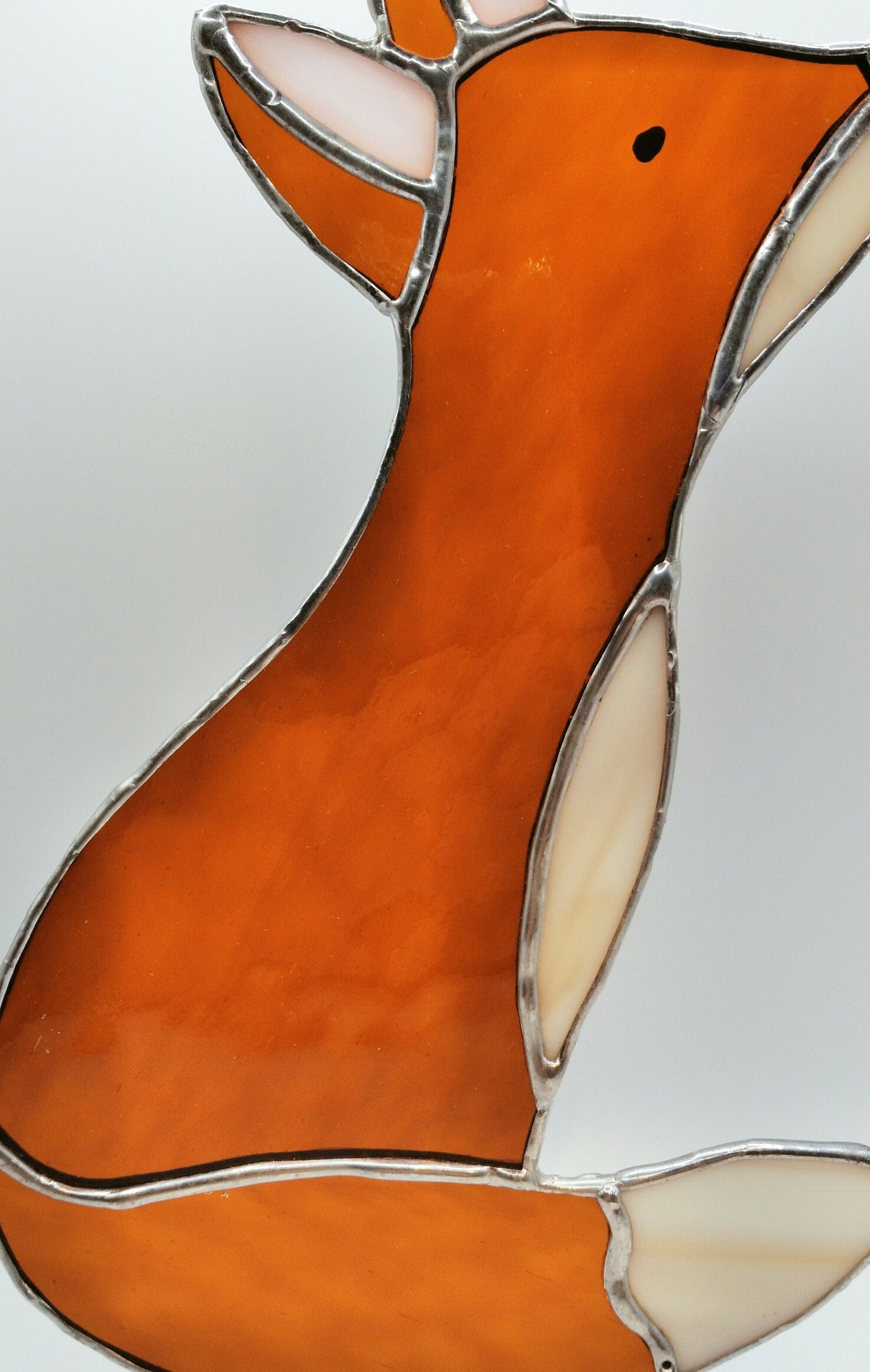 Cute Fox Stained Glass Pattern - Etsy