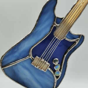 Electric Guitar Stained Glass Pattern - Etsy