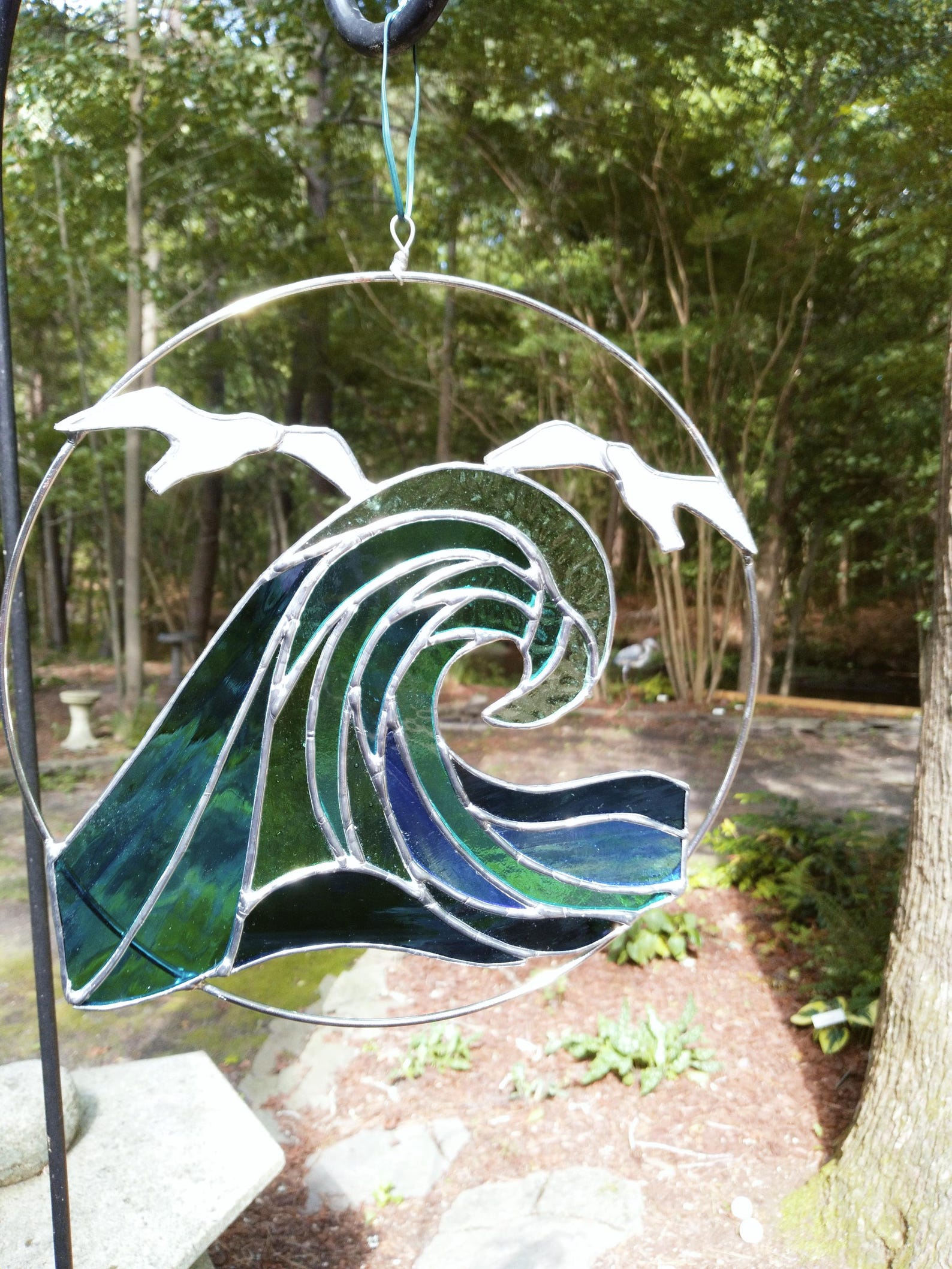 Ocean Wave Stained Glass Sun Catcher Pattern - Etsy