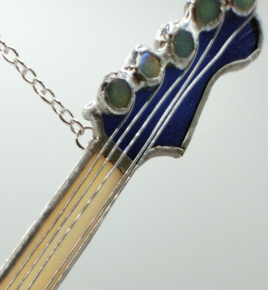 Electric Guitar Stained Glass Pattern - Etsy