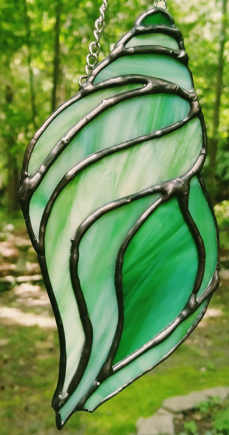 Seashell Stained Glass Pattern No. 2 - Etsy