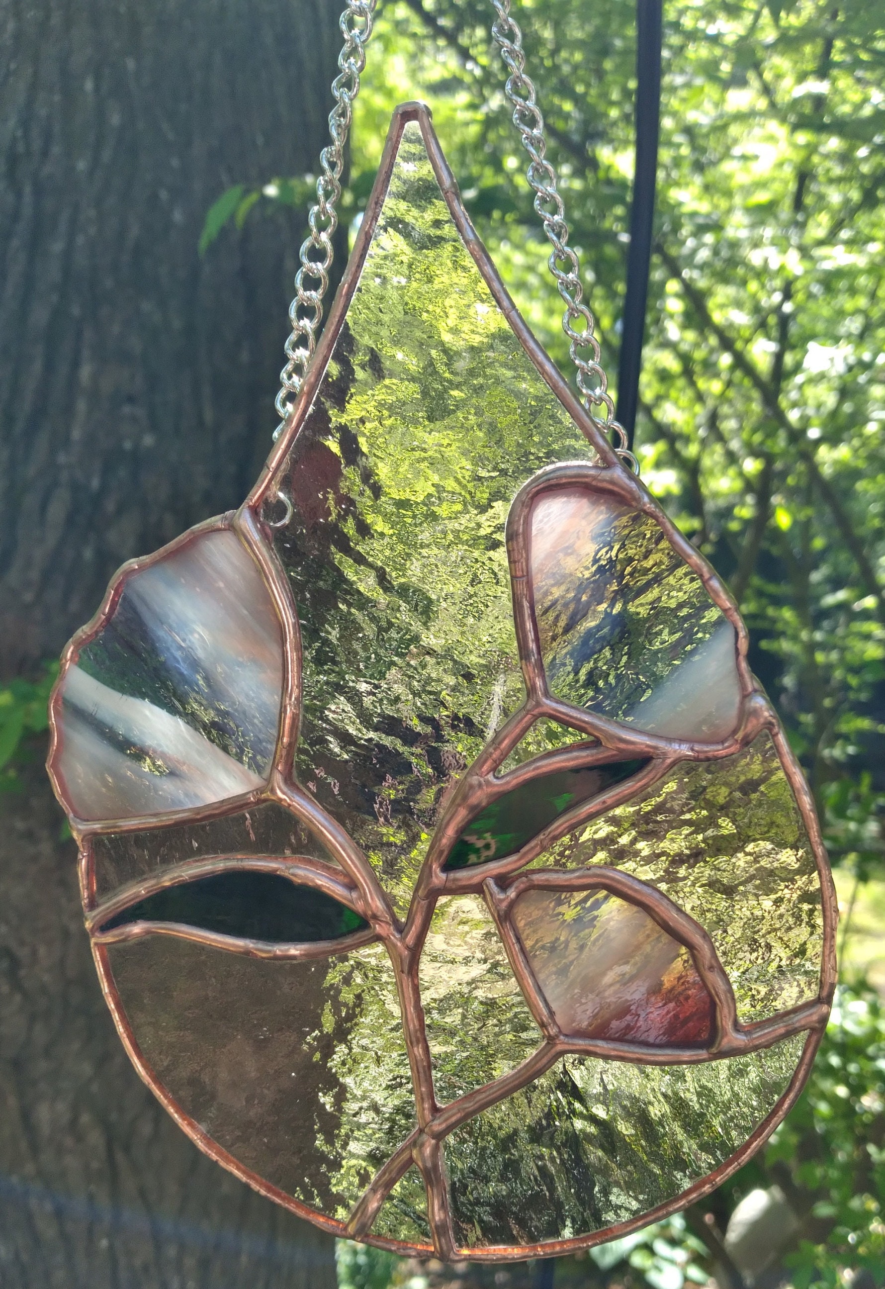 Teardrop Poppies Stained Glass Pattern - Etsy